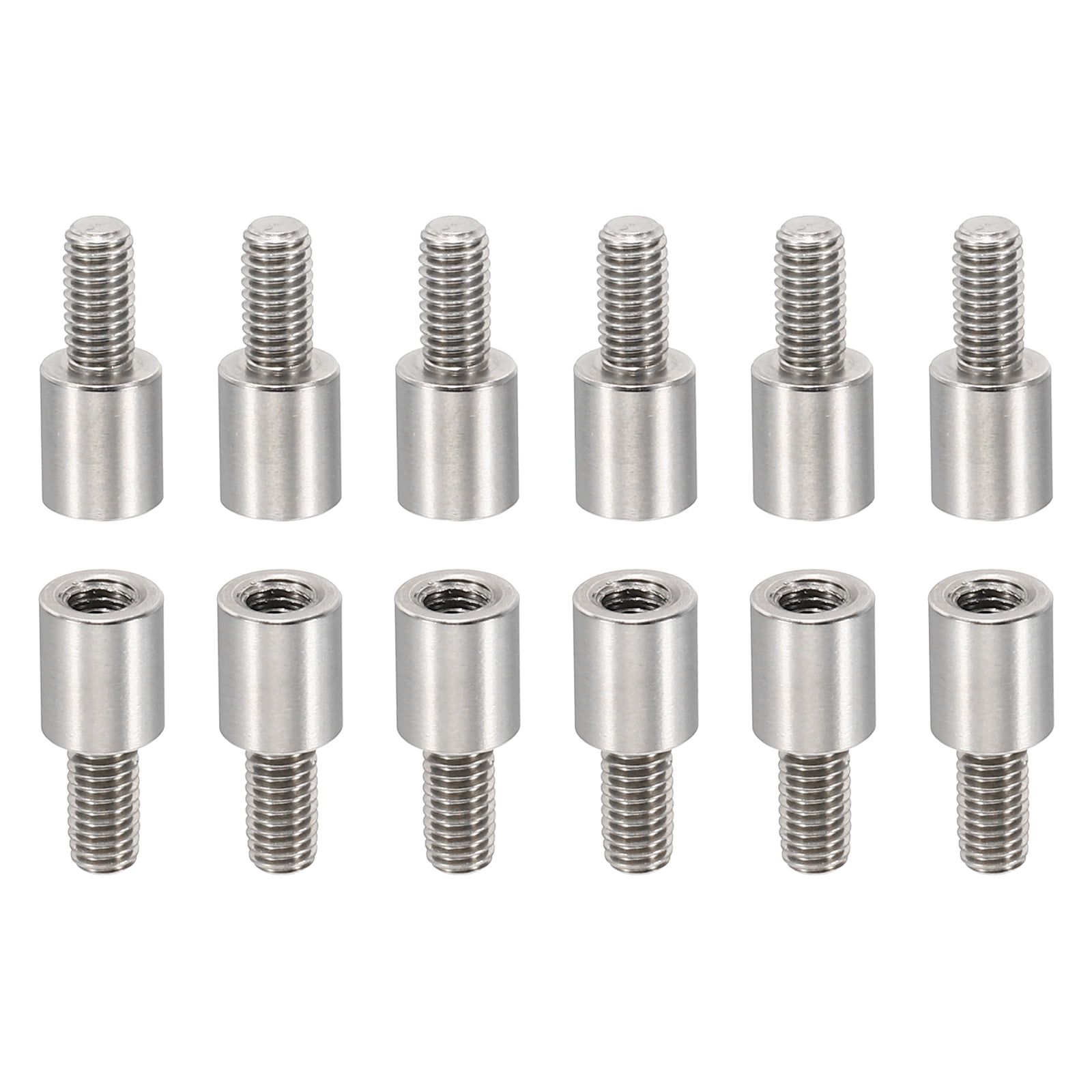 12pcs M3 Standoffs, M3 7+6mm Spacer Standoffs Steel Threaded Standoffs ...