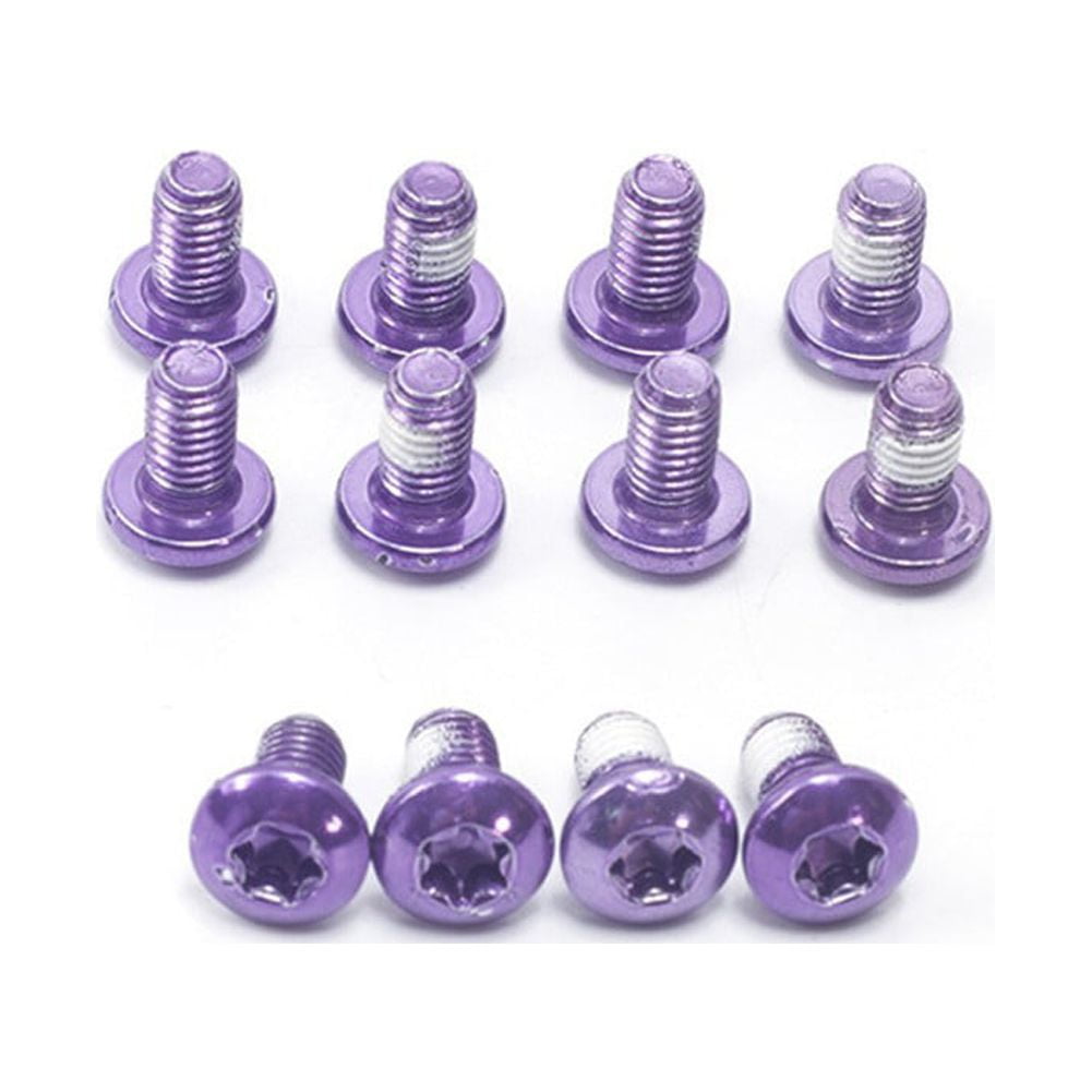 12pcs M5x9mm Disk Brake Rotor Bolts Steel T25 Bike Bicycle Brakes Disc ...