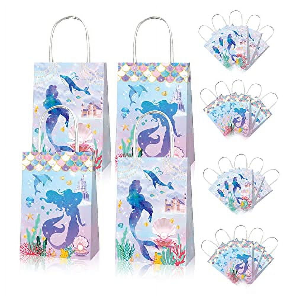 12pcs Mermaid Party Favors Set, Goodie Bags for Birthday, Treat Candy ...