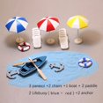 12pcs Mini Beach Themed Decoration Set, Summer Seaside Landscape ...