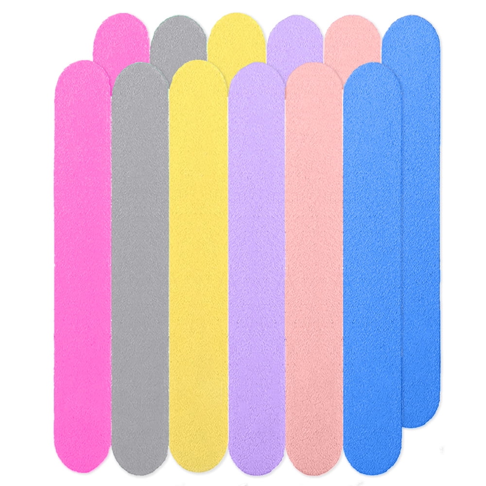 12pcs Mini Nail File Stylish Practical Fingernail File for Natural and ...