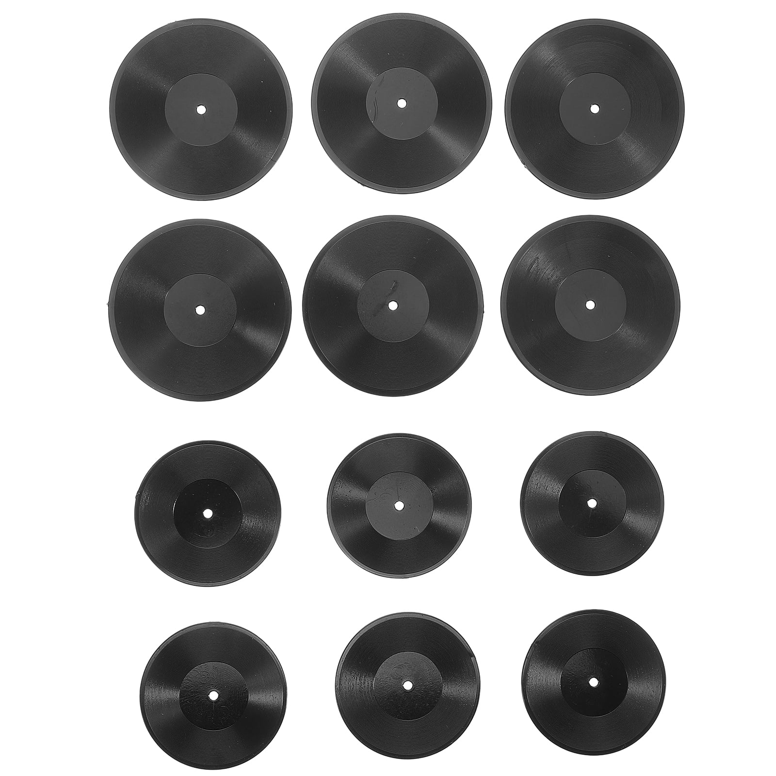 12pcs Mini Vinyl Records for Doll House Decoration Collectible Display ...