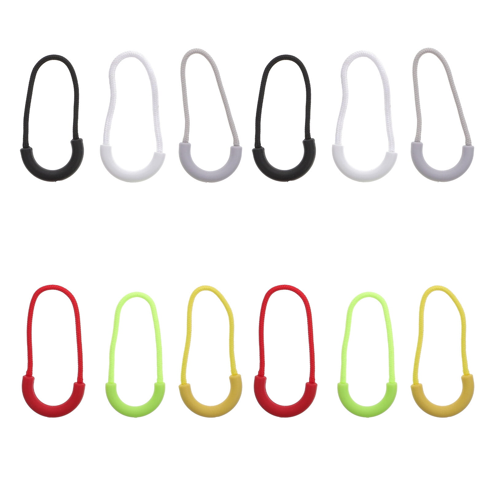 12pcs Multi-purpose DIY Zipper Heads U-shaped Zipper Pullers Zipper ...