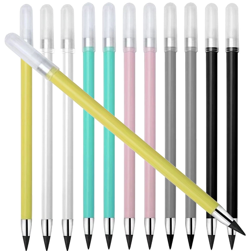 12pcs No Sharpening Pencils Inkless Everlasting Pencils Infinite ...