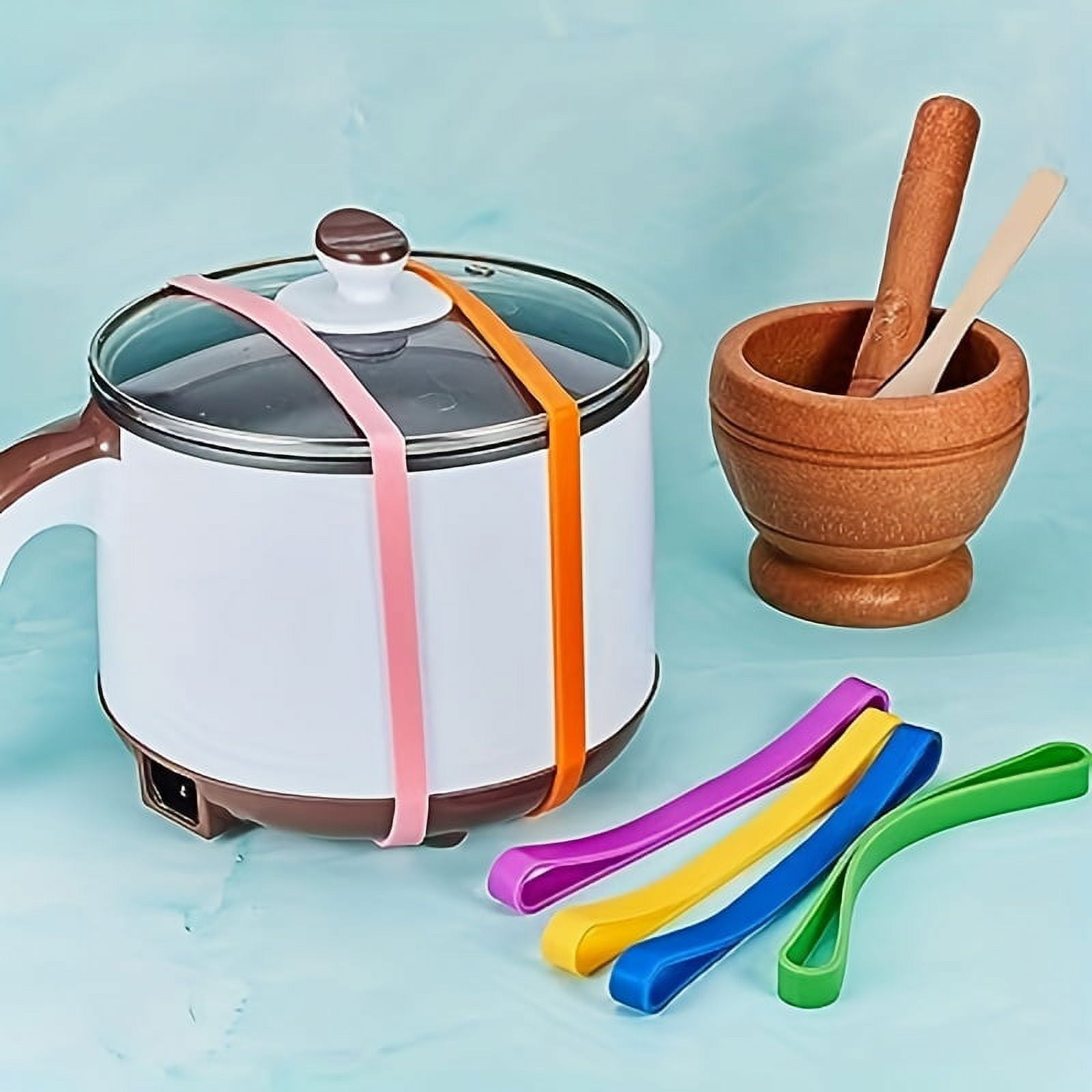 12pcs Of Elastic Rubber Wrapped Straps With Extra Large Rubber Bands ...