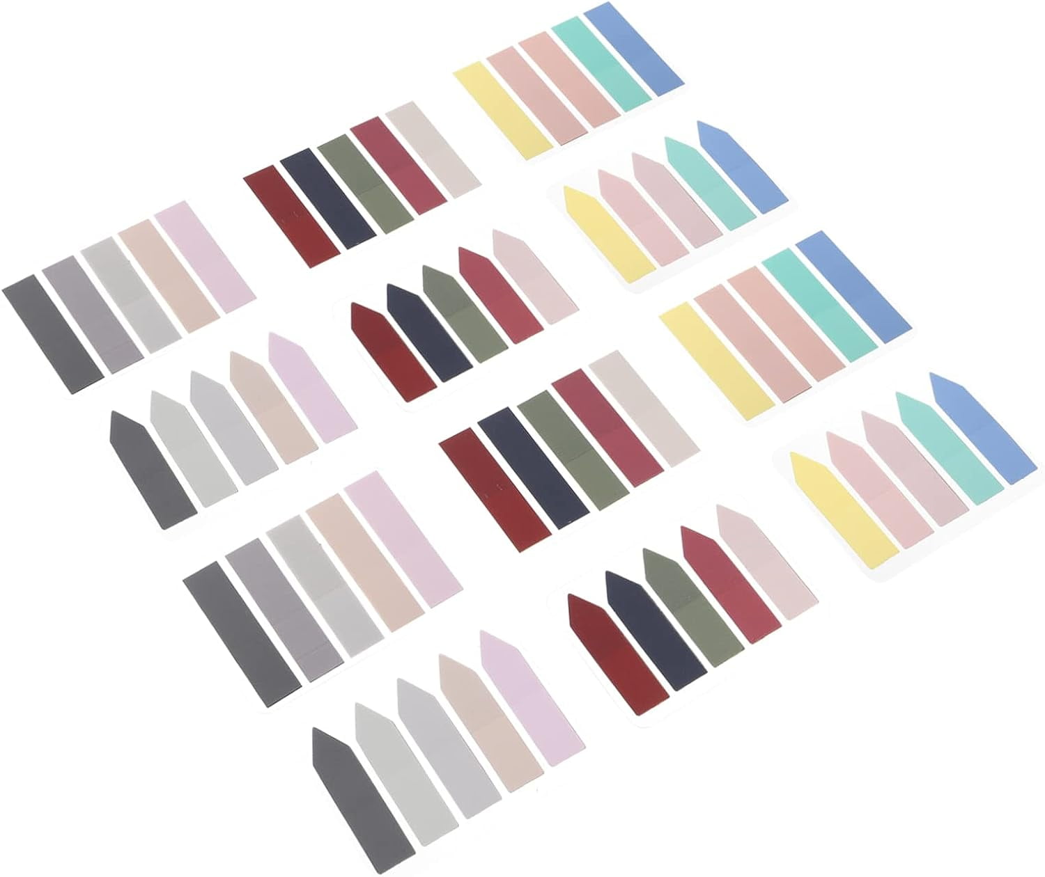 12pcs Office Sticky Notes Adhesive Labels Neon Signs Vintage Stickers ...