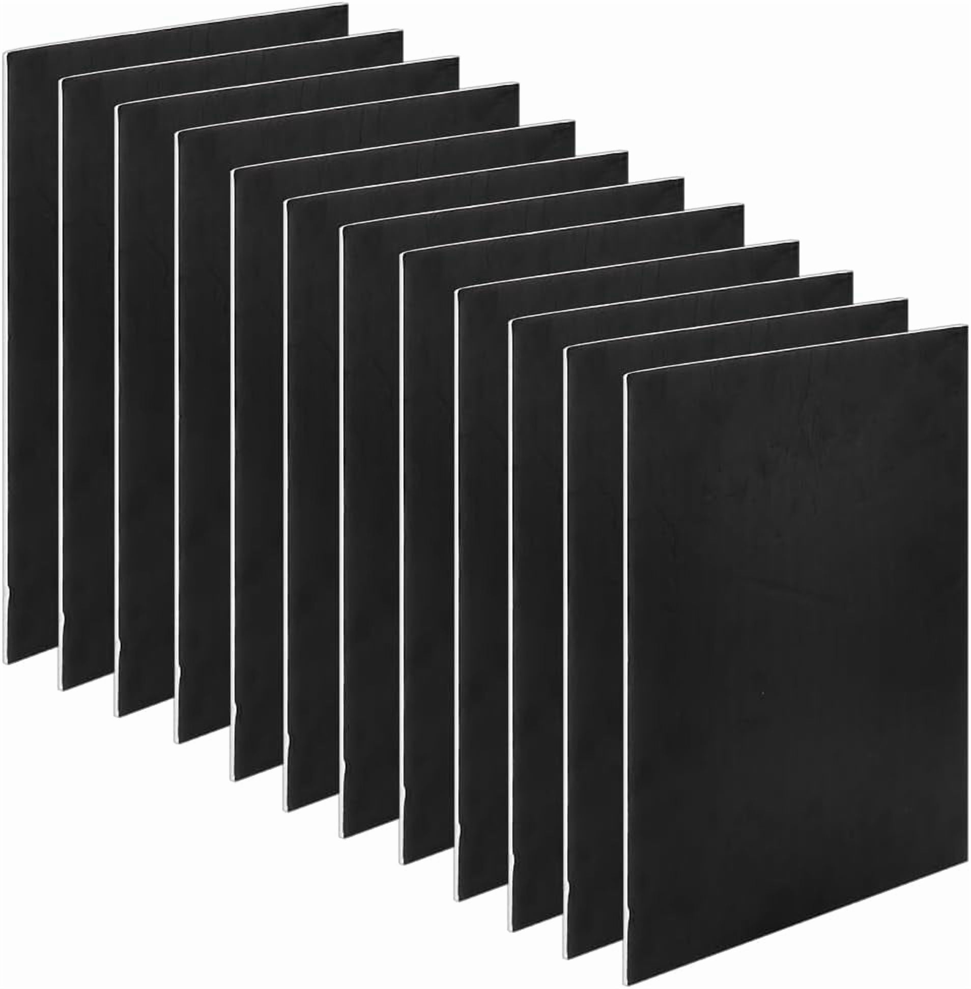 12pcs PVC Foam Board Craft Foam Rectangle Black 300x200x5mm - Walmart.com
