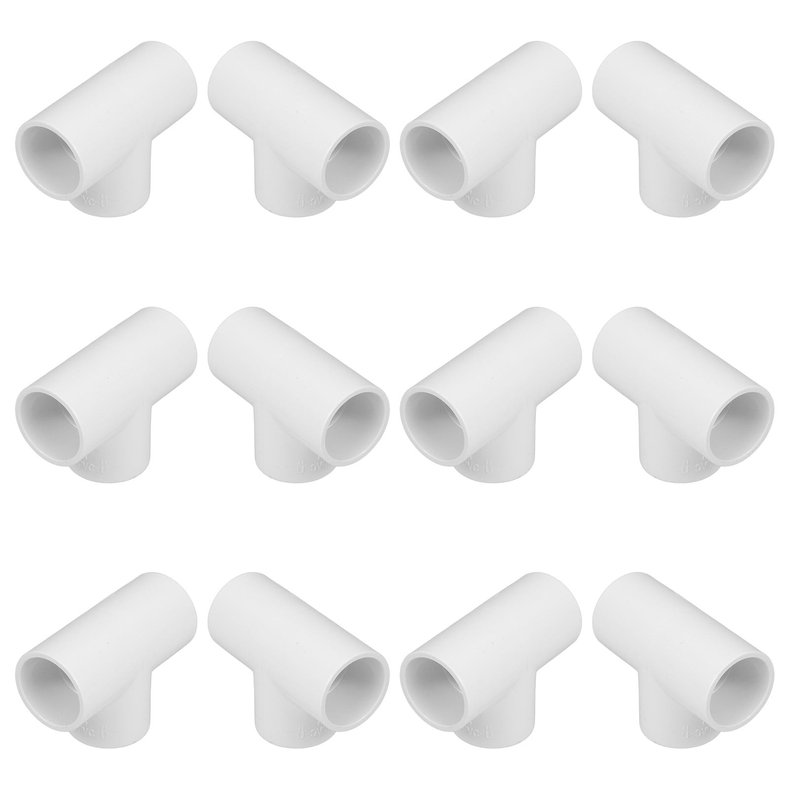 12pcs PVC Pipe Fittings T Type Hose Connectors for Water Fittings ...