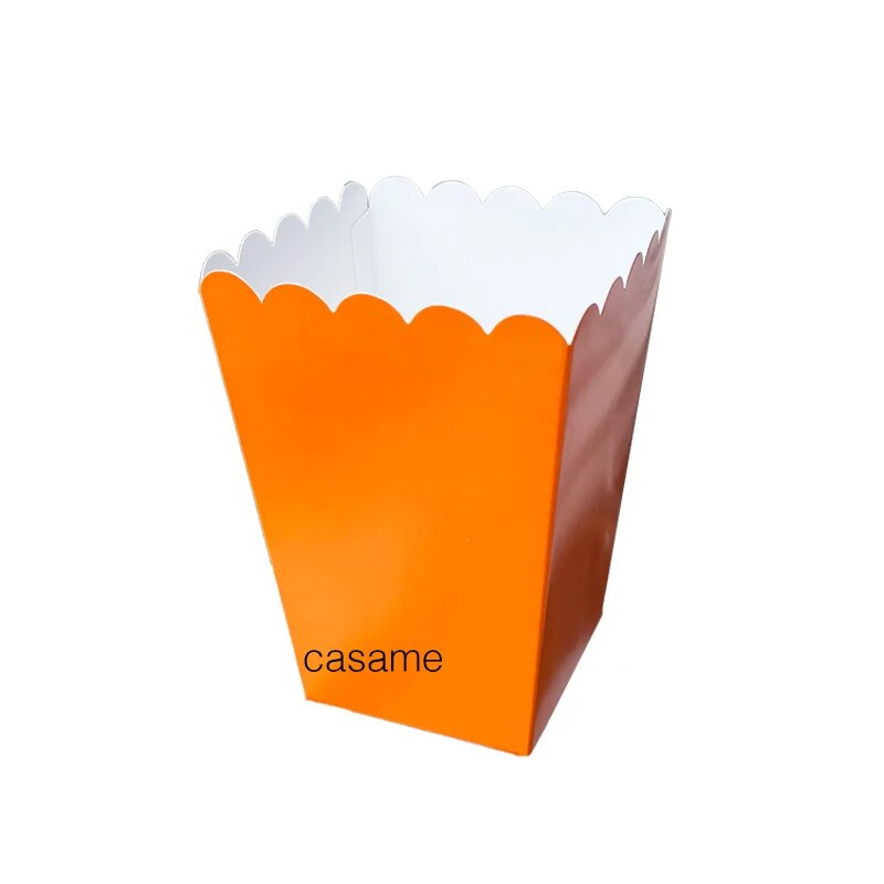 12pcs Paper Candy Cartons Popcorn Box Party Supplies Pure Popcorn Boxes ...