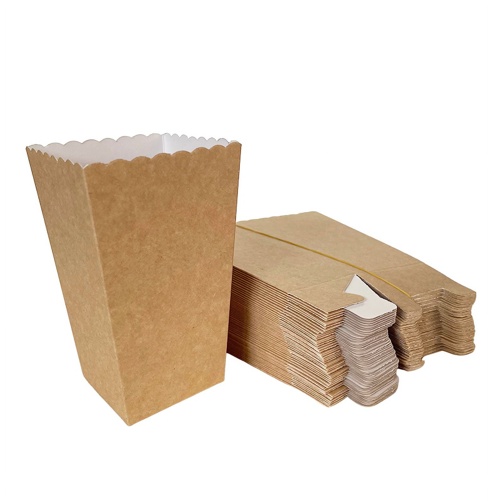 12pcs Paper Candy Cartons Popcorn Box Party Supplies Pure Popcorn Boxes ...