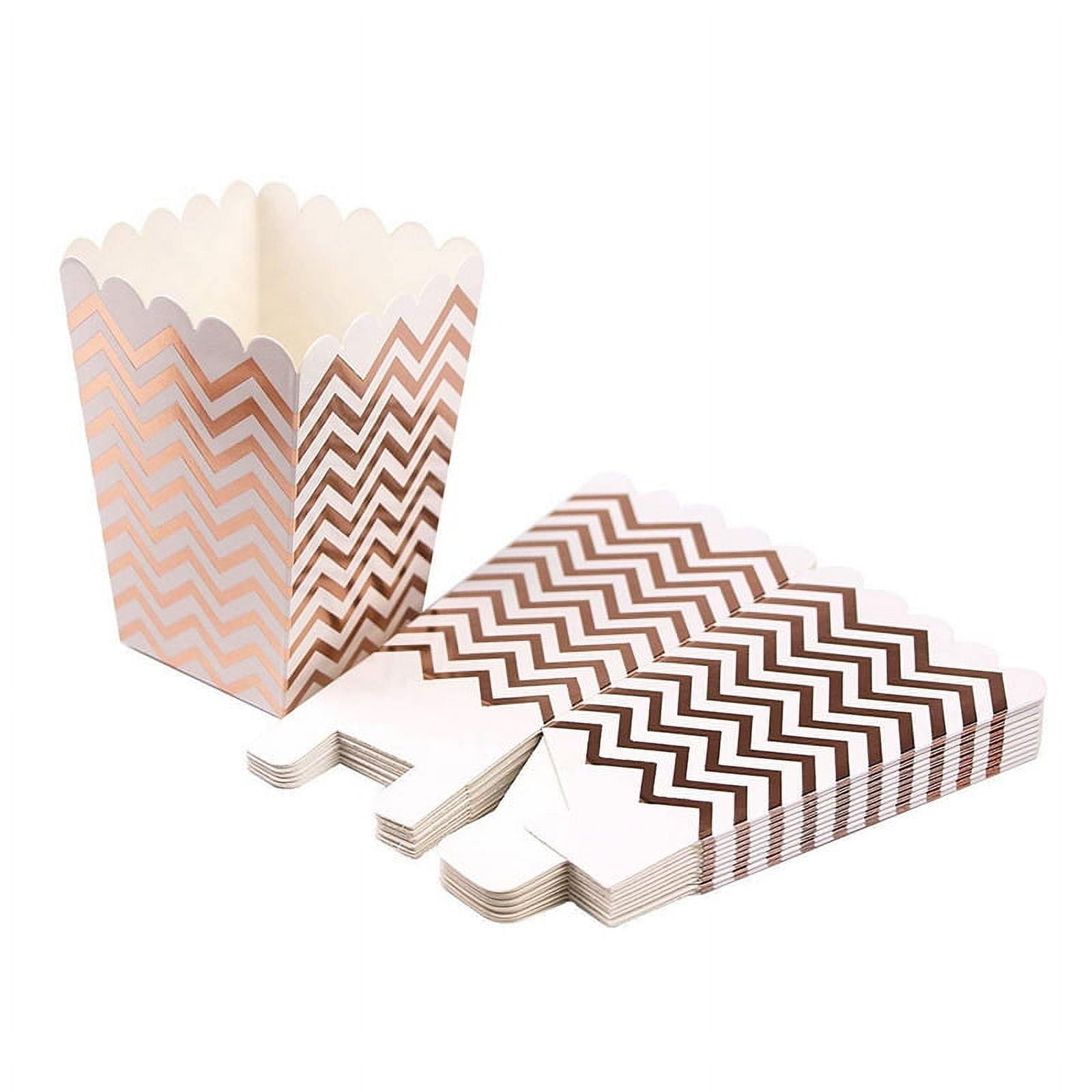 12pcs Paper Candy Cartons Popcorn Box Party Supplies Pure Popcorn Boxes ...