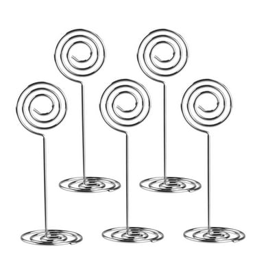 24 Pack Wedding Table Name Number Holders Table Card Holder Stands ...