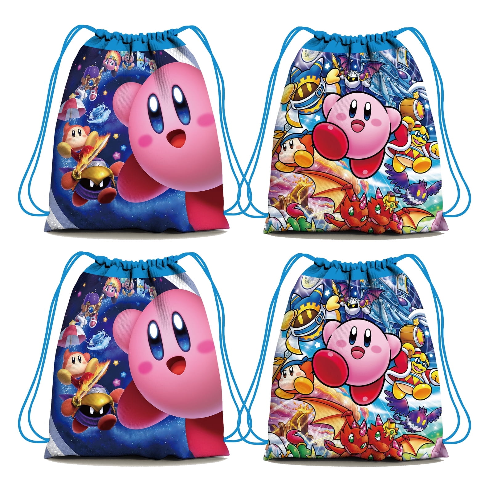 12pcs Pink Star Party Drawstring Bag Reusable Pink Star Non-Woven Gift ...