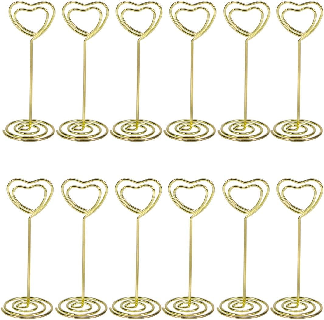 12pcs Place Card Holders, Cute Table Number Holders, Mini Table Card ...