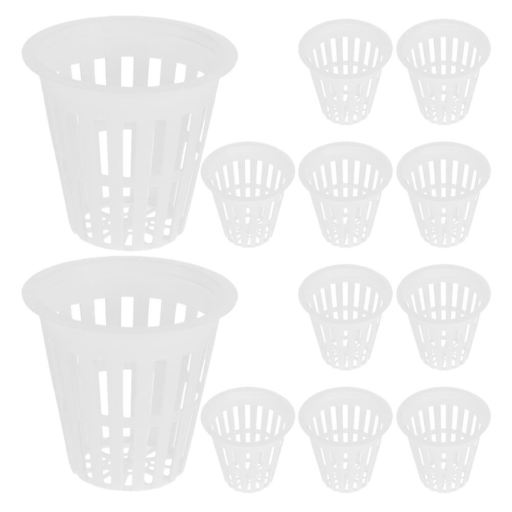 12pcs Plants Pots Plastic Plant Pots With Holes Net Pots For ...