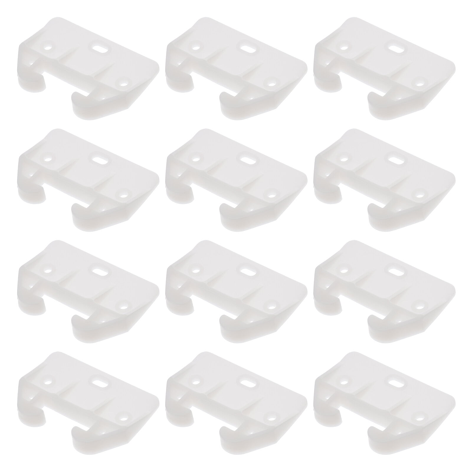 12pcs Plastic Drawer Track Guides Track Rail Slides Replacement ...