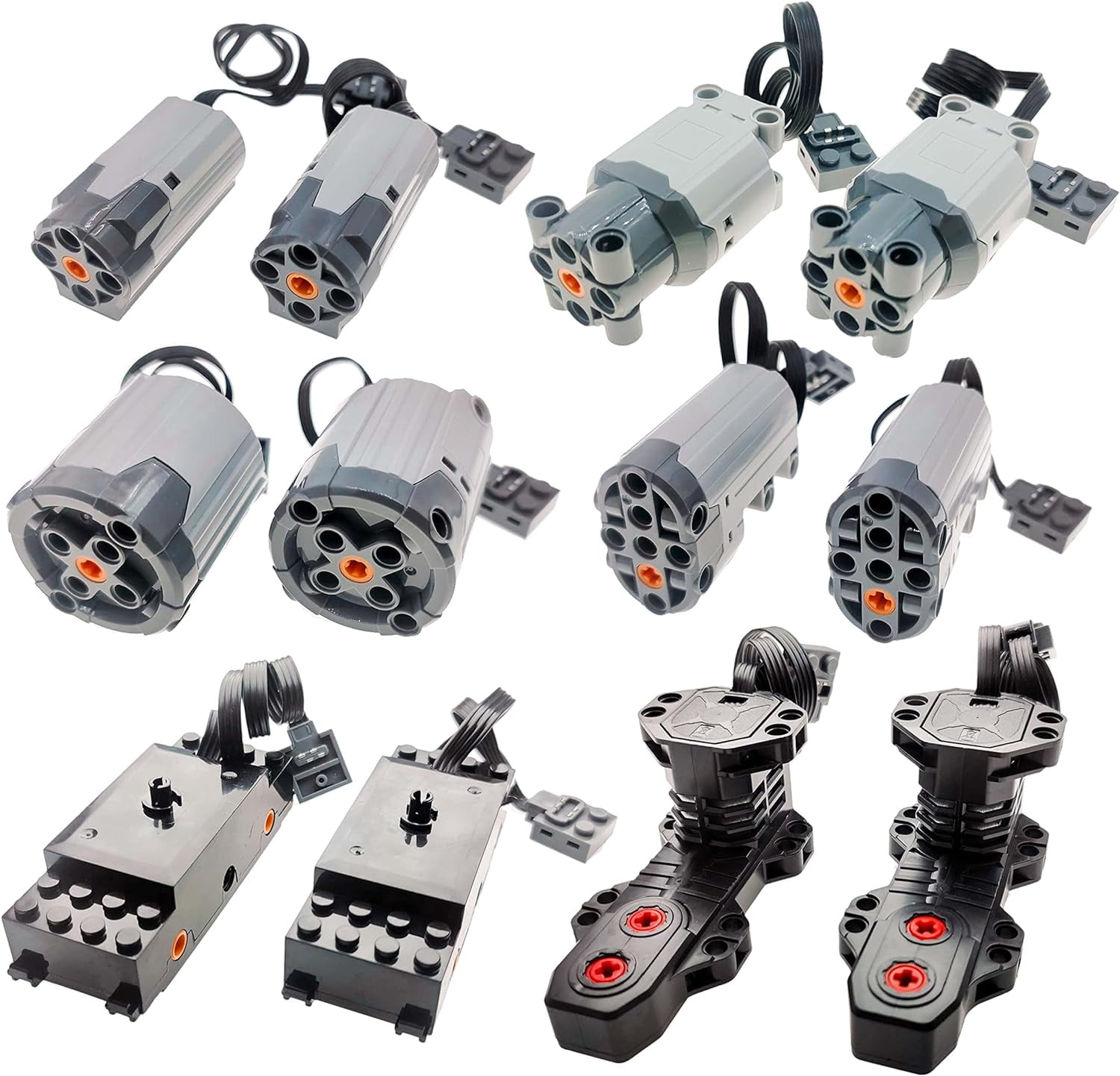 12pcs Technic-Motor Monster/XL/L/M/Train/Servo Motor, Technical-eletric ...