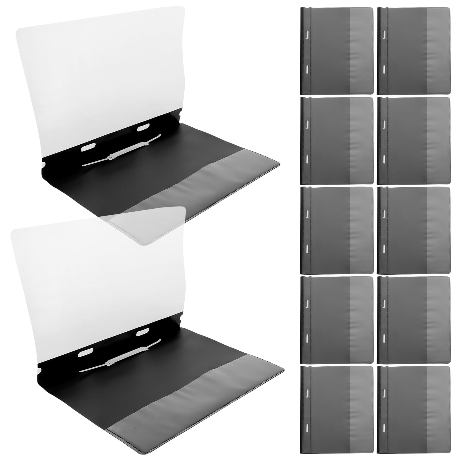 12pcs Professional Folder File Folders Plastic A4 Size File Folders ...