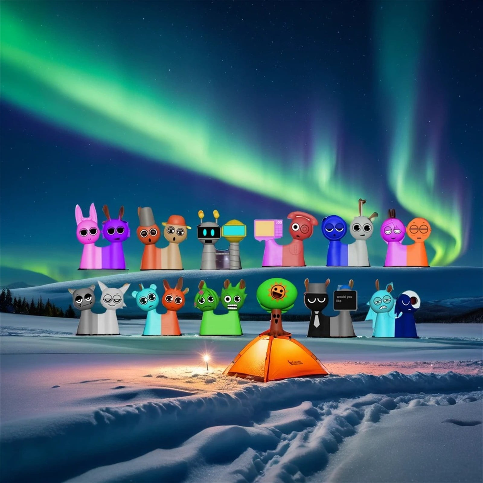 12pcs Rhythm Box Handmade Dolls, sprunki toys, With A Wide Range of ...