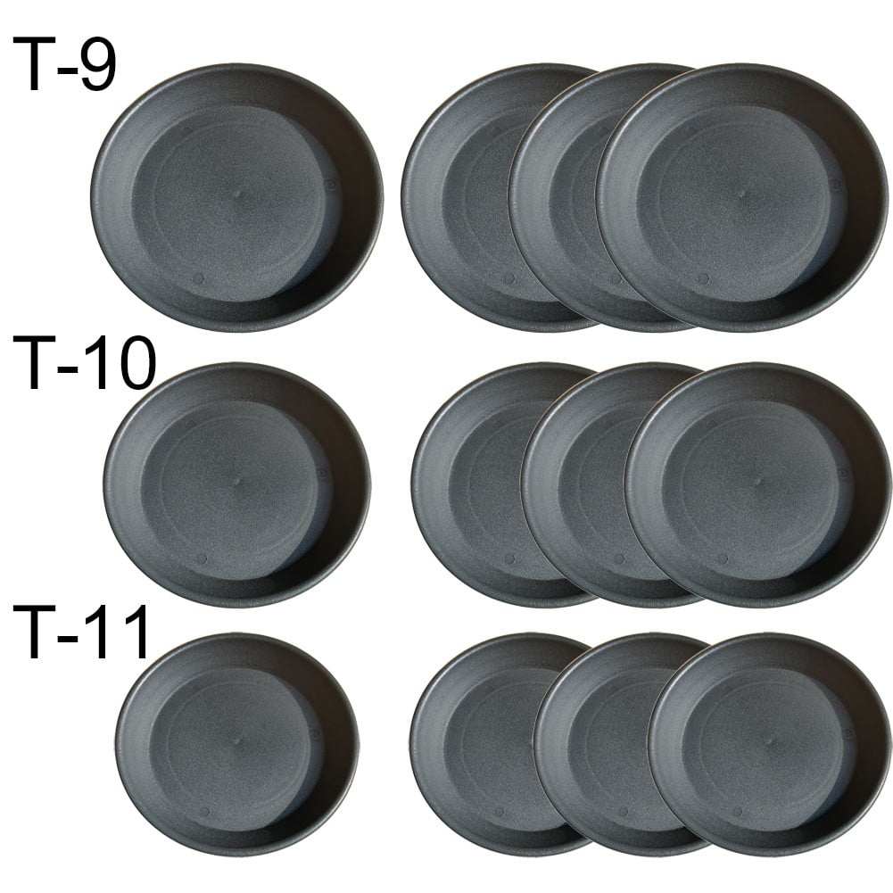 12pcs Round Plastic Plant Pot Saucers / Water Trays 5.8/6.8/7.6 Inch ...