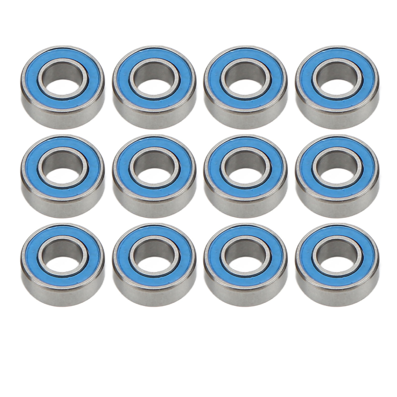 12pcs Rubber Sealed Bearing Kit for Stadium Blitzer RC Car Wheel Hub ...