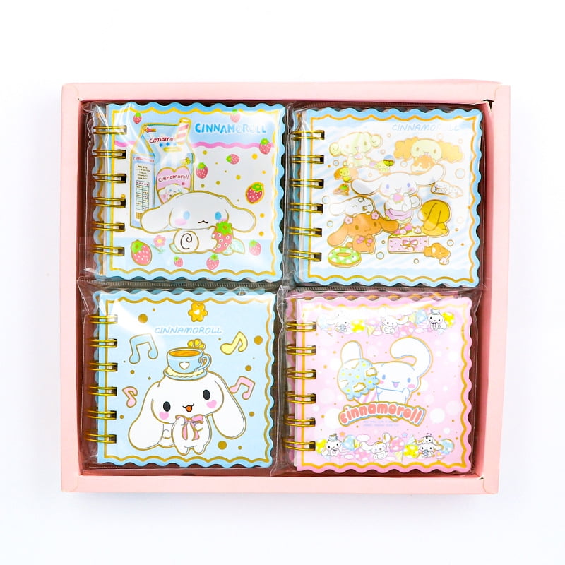 12pcs Sanrio Cartoon Mini Coil Book Kuromi Melody Notebook Kawaii ...