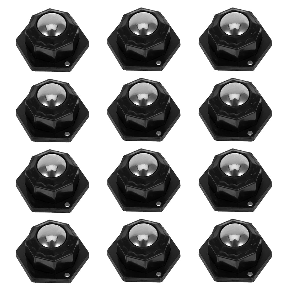 12pcs Self Adhesive Caster Wheels 360° Rotation Sticky Casters for ...