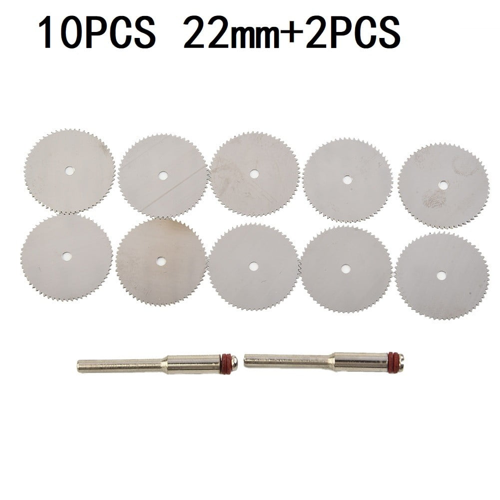 12pcs/Set Cutter Mini 22mm Carbon Steel Circular Saw Disc With Mandrel ...