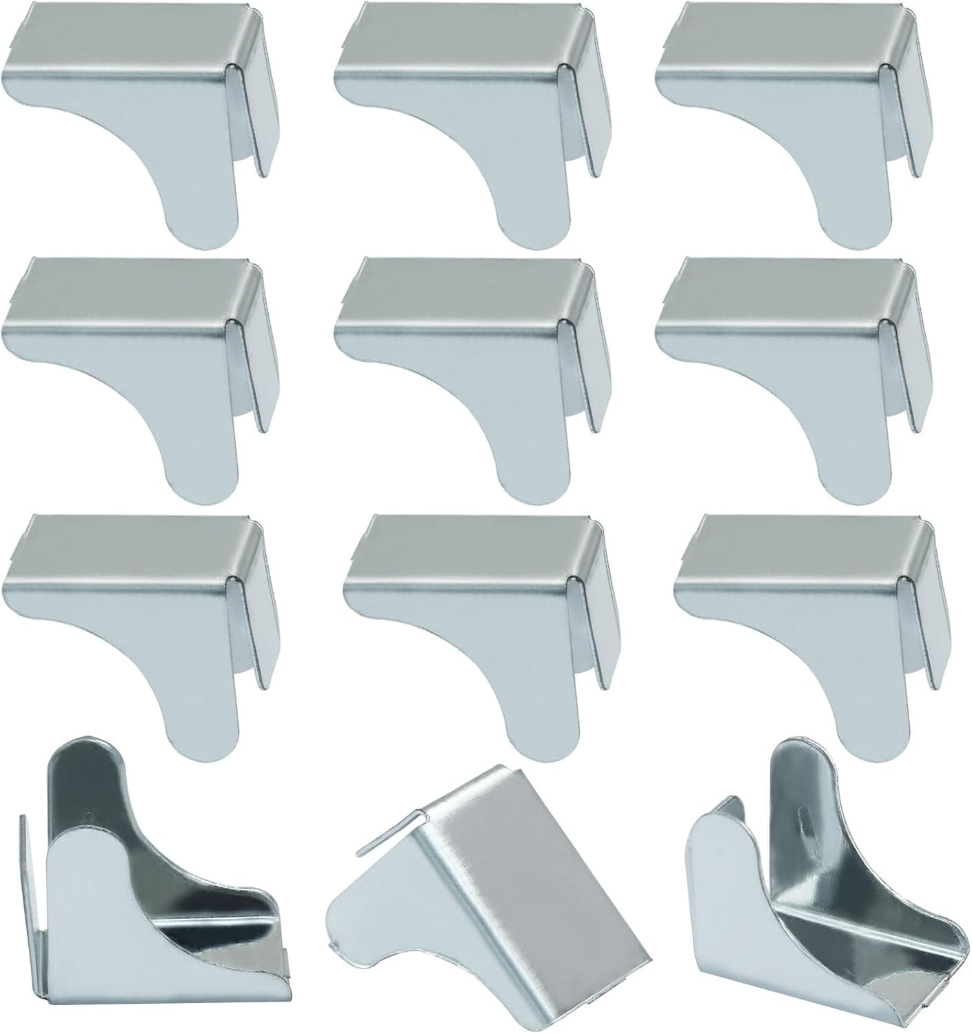 12pcs Shelf Clips Bracket Replacement, Removable Metal Bracket for ...