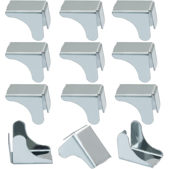 12pcs Shelf Clips Bracket Replacement, Removable Metal Bracket for ...