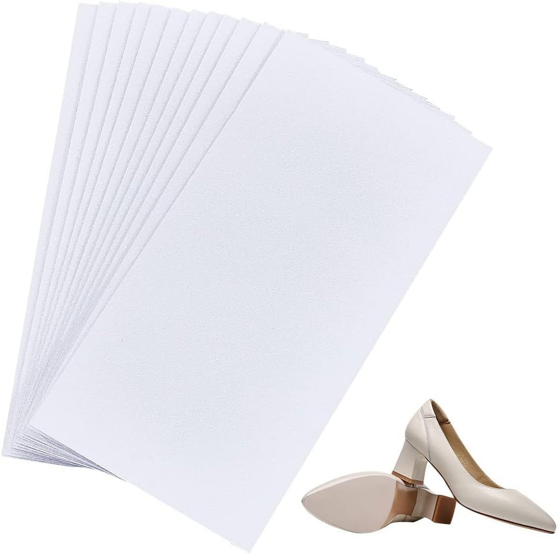 12pcs Shoe Sole Protectors Clear Shoe Bottom Grip Pads Rectangle Noise ...