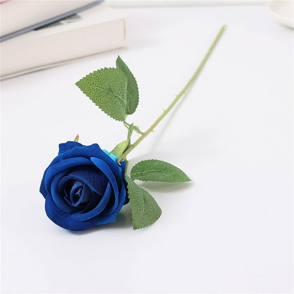 12pcs Simulated Snow Mountain Rose Bouquet, Home Floral Vase ...