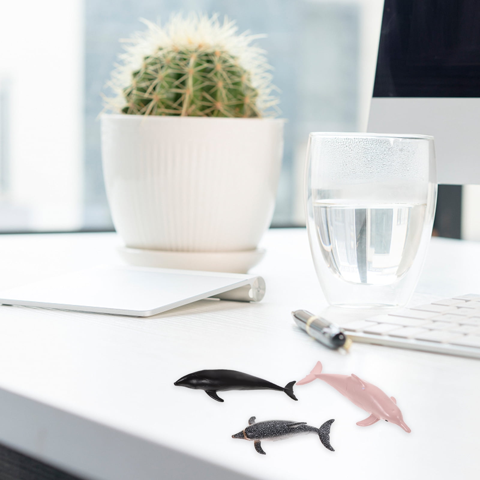 12pcs Simulation Realistic Dolphin Model Mini Dolphin Model Lifelike ...