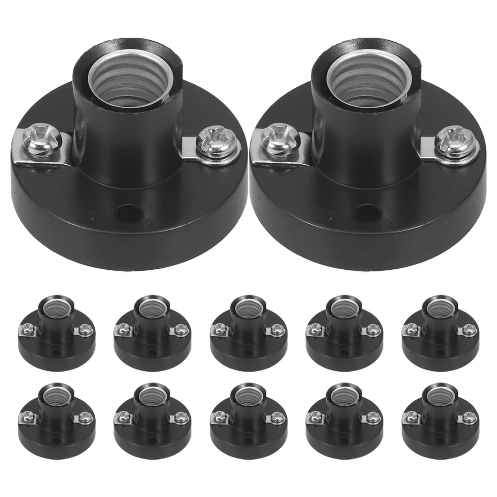 12pcs Small Light Bulb Socket Screw Socket for Electrical Test Home ...