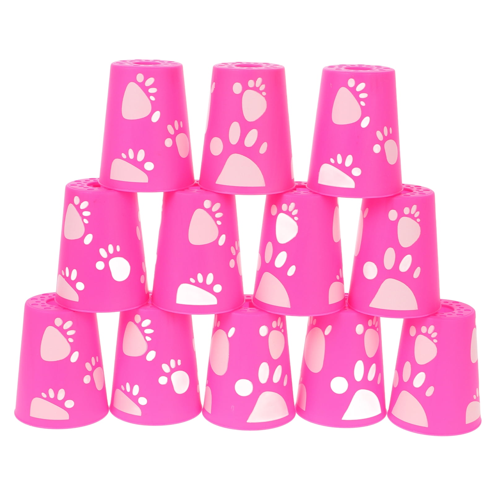12pcs Stacking Cups Games Set Reusable Cups Quick Stacking Cups Games ...