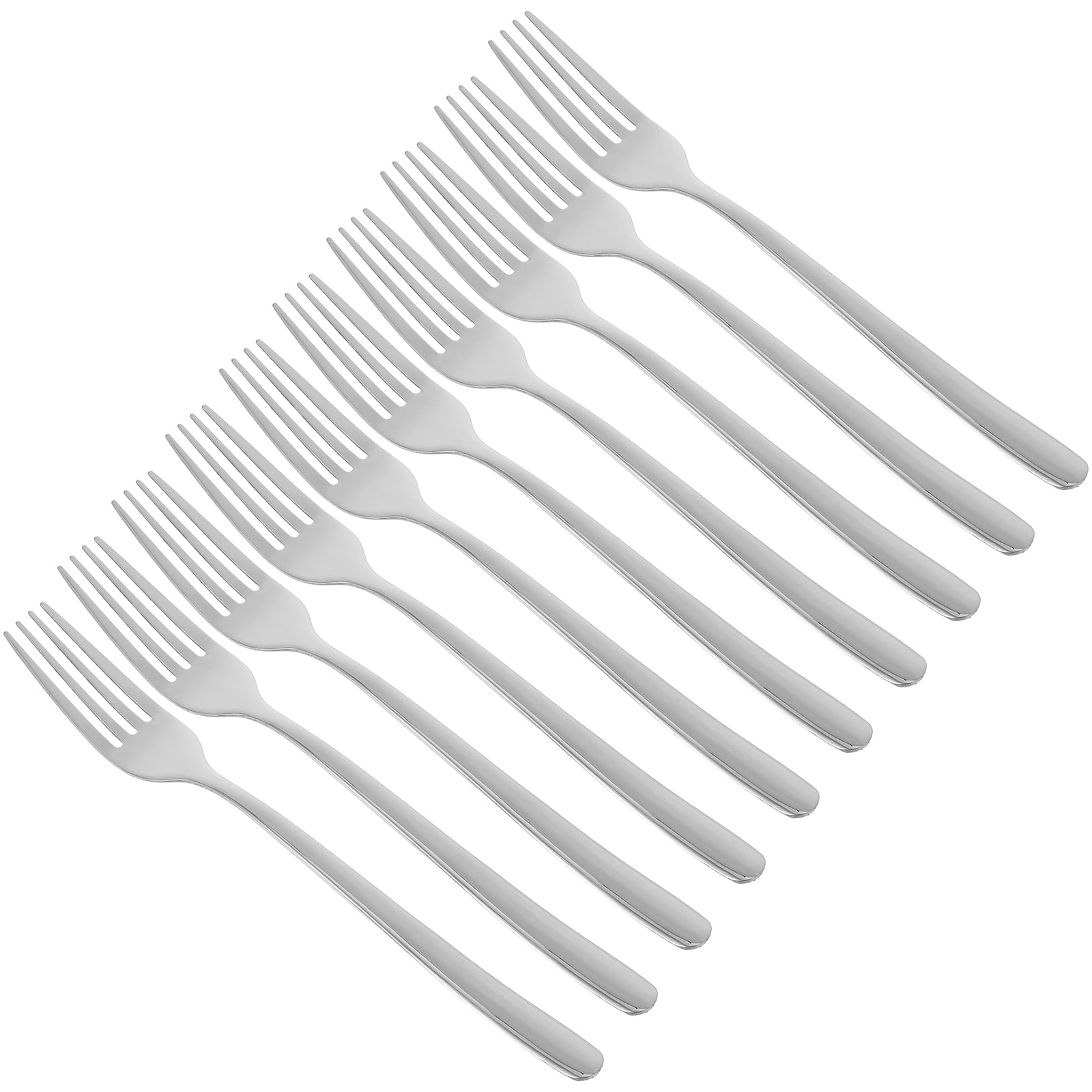 12pcs Stainless Steel Dinner Forks Dishwasher Safe Steak Forks Dinner ...