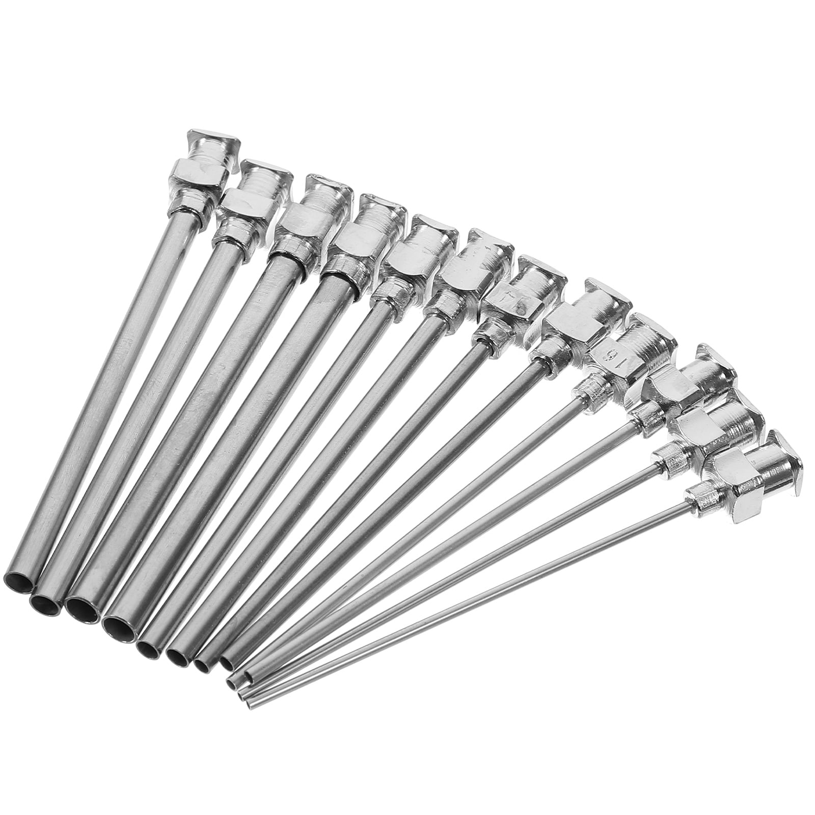 12pcs Stainless Steel Dispensing Needle Precision Needle Tip Luer Lock ...