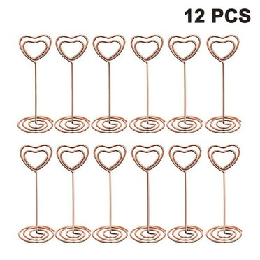 Efavormart 10 Pack | Gold Metal 3" Infinity Card Holder Stands, Table ...