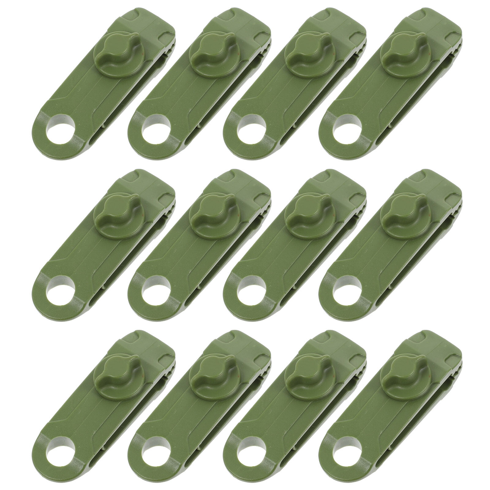12pcs Tarp Clips Lock Grip Tent Clips Awning Clamps Tent Fasteners for ...