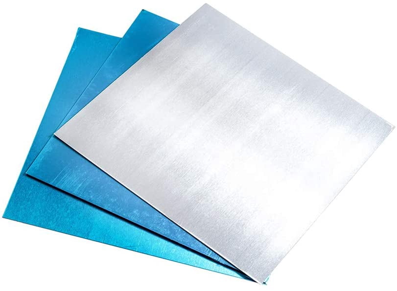 12pcs Thin Aluminum Practice Sheets Unplated Aluminium Panel Plate ...