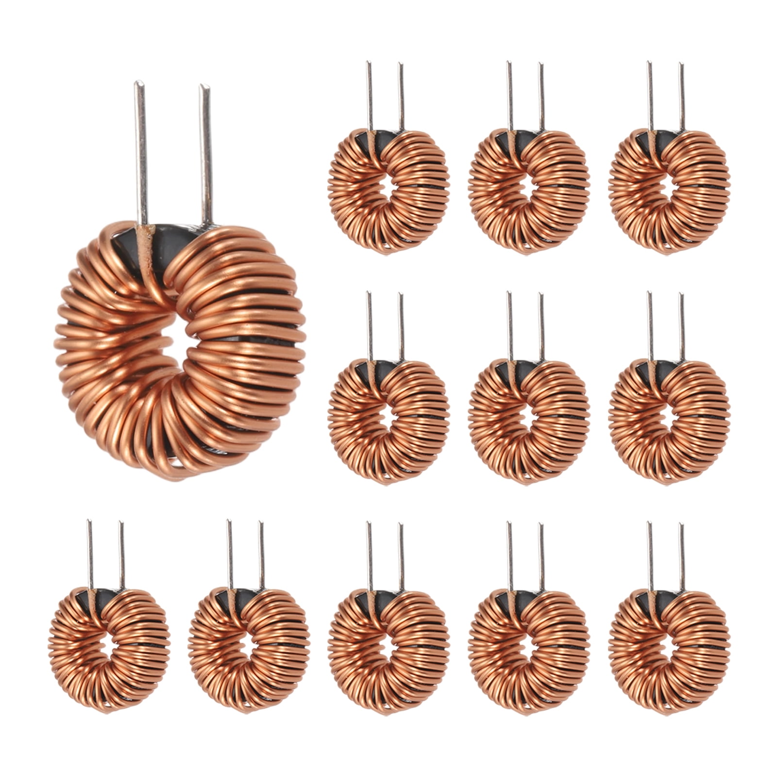 12pcs Toroid Core Inductor, 68uH 5A Copper Wire Wind Wound Inductance ...
