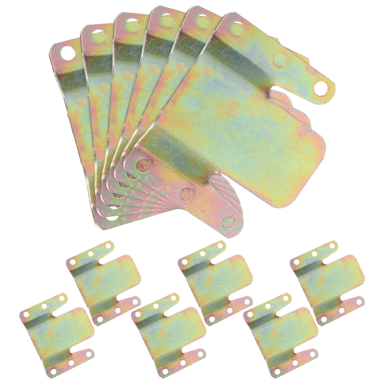 Homoyoyo 12Pcs Sofa Connector Parts Metal Brackets for Sectional Couch ...