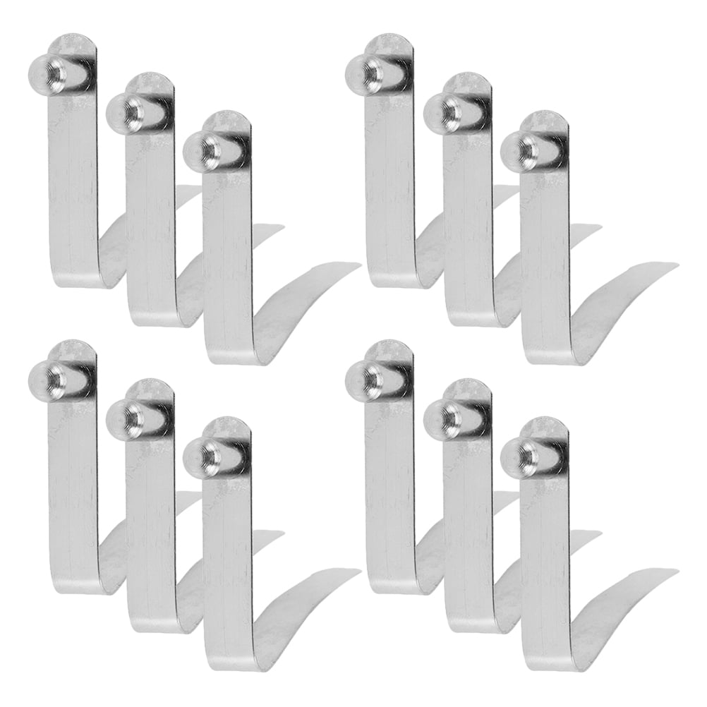 12pcs V Shape Spring Clips For Kayak Paddle And Tent Pole Push Button ...