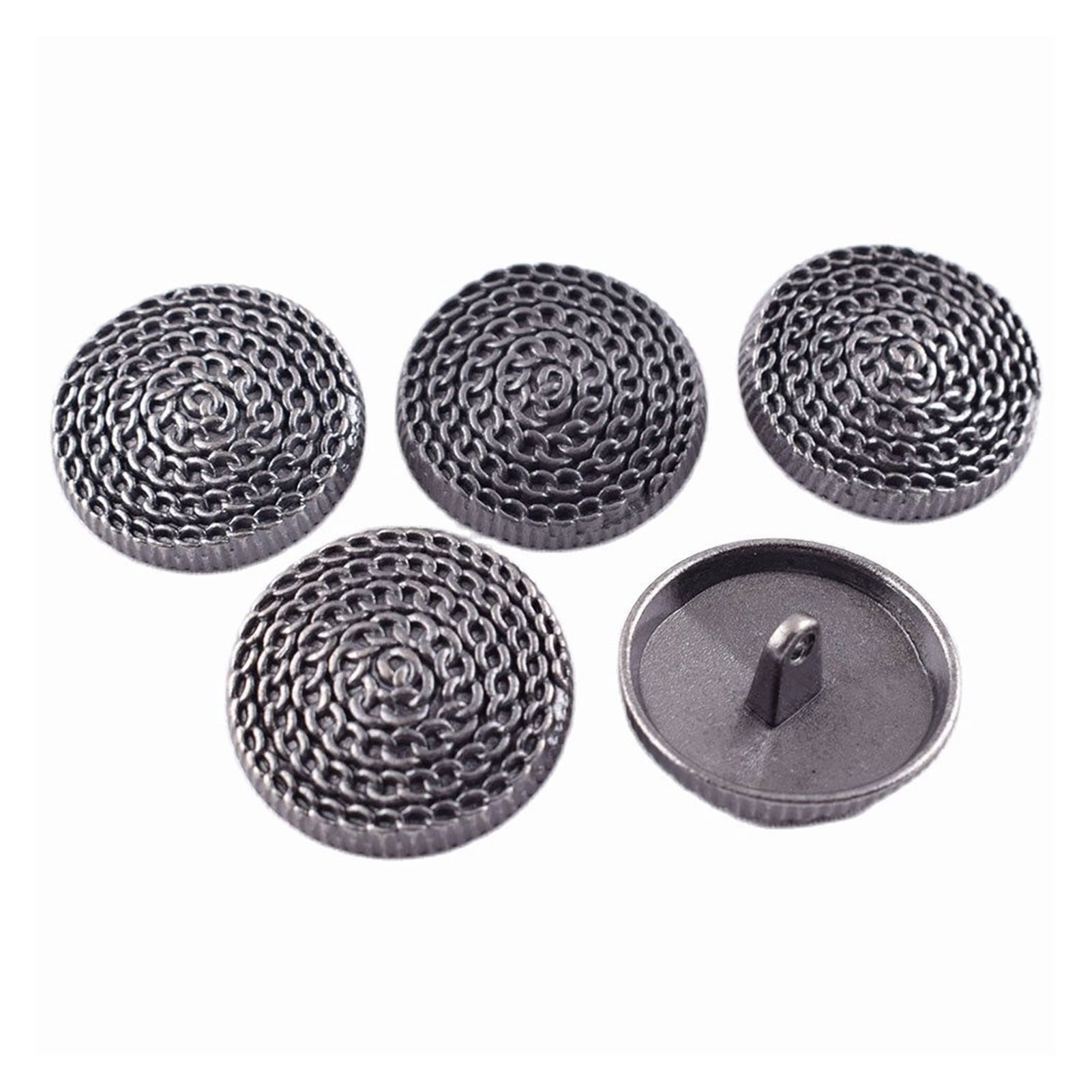 12pcs Vintage Metal Black Buttons Buttons for Suit Coat Sewing Clothing ...