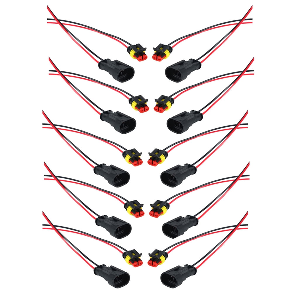 ADDHAT Connector Prevent Short Circuits Plastic 12Pcs Assorted Color ...