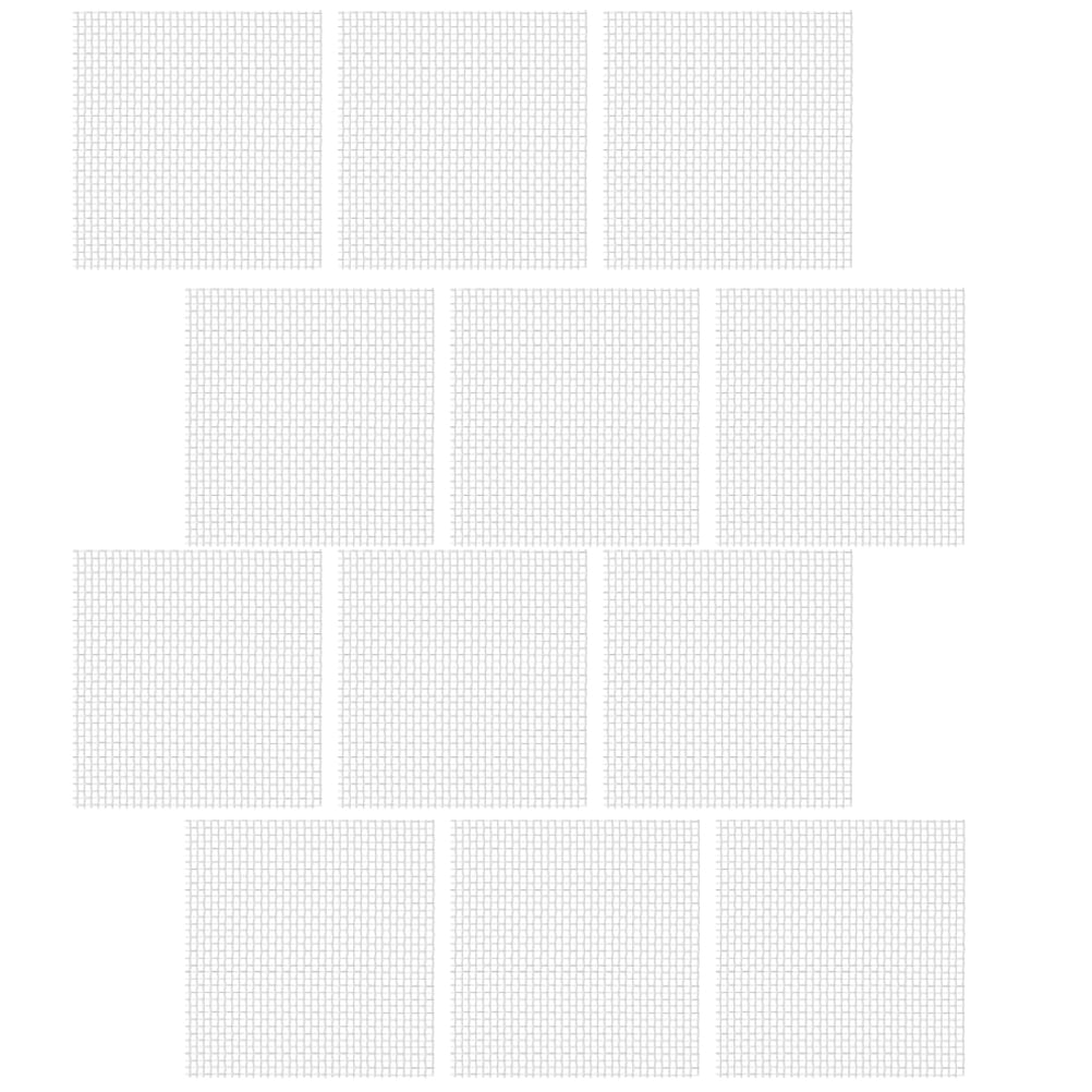 12pcs Wire Mesh Pad Aquarium Fish Tank Plants Stainless Steel Woven ...