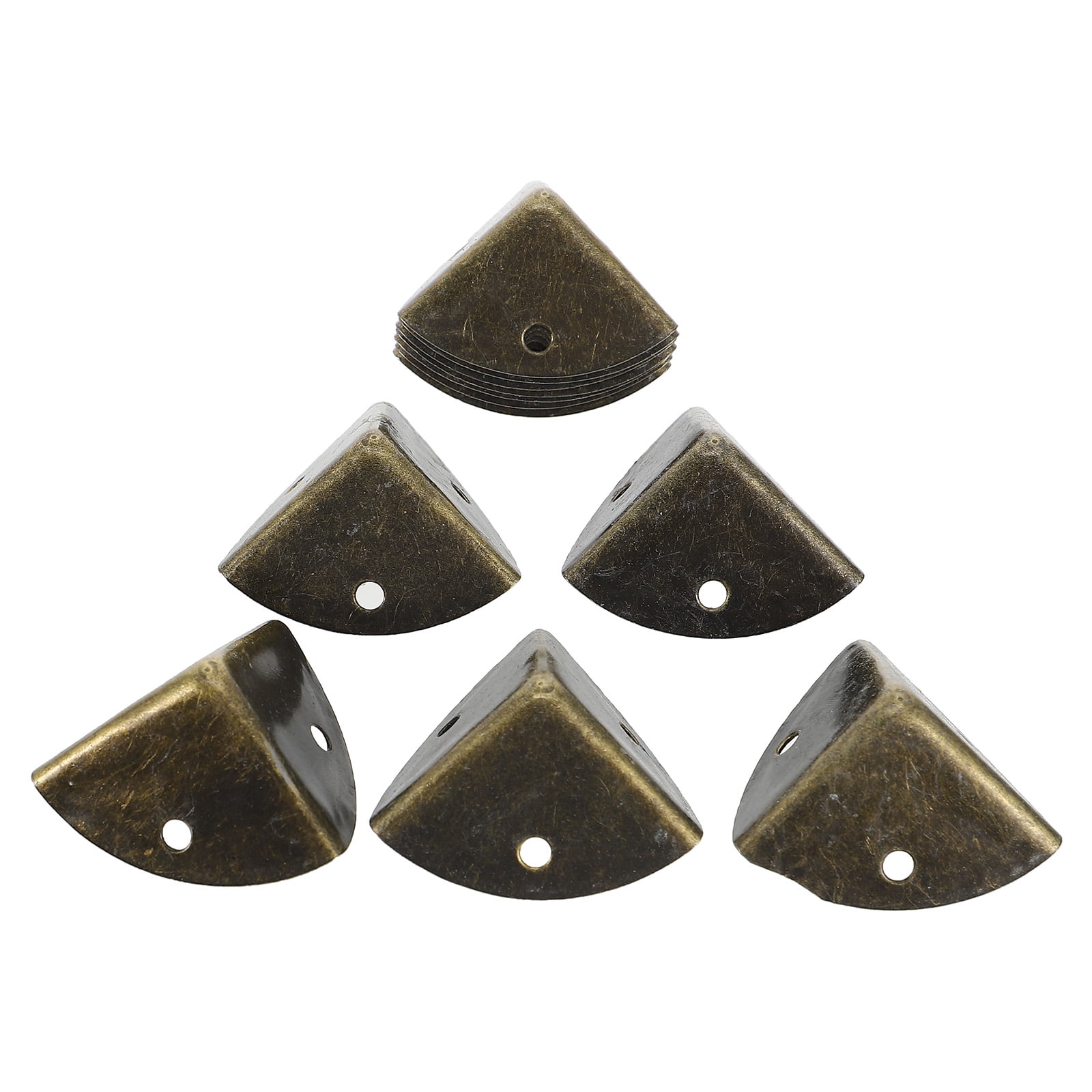 MIPCASE 12Pcs Retro Dark Brown Iron Triangle Corner Guards for Jewelry ...