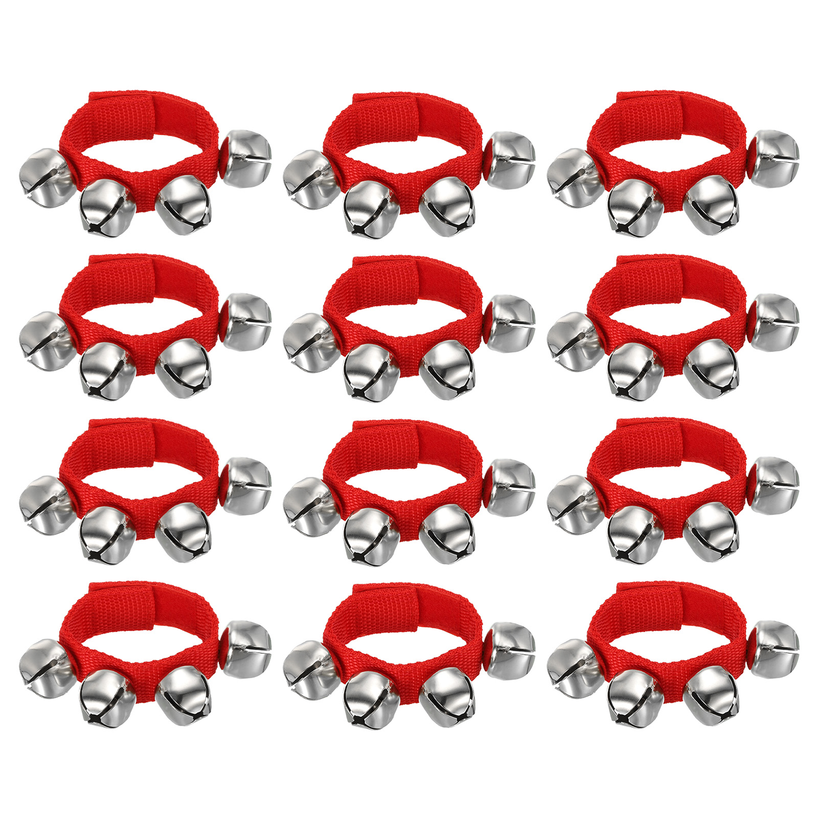 12pcs Wrist Bells, Jingle Bells Ankle Bells Percussion Instruments ...