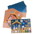 12pcs/lot Christmas Nativity Scene Stickers Set Religious Sticky Label ...