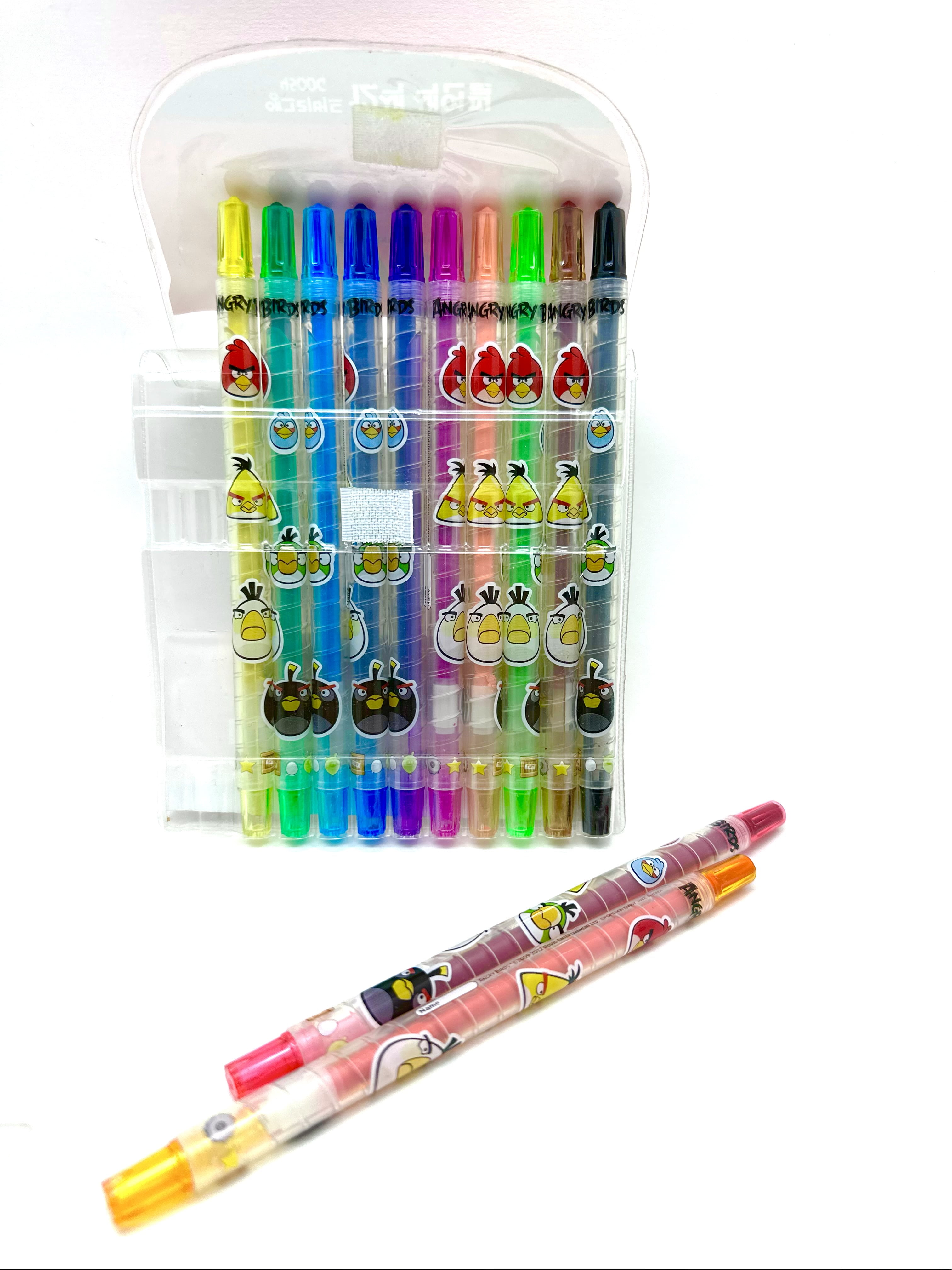 12pk Angry Birds Crayons - 12 Color Crayon Pencil Set - Walmart.com